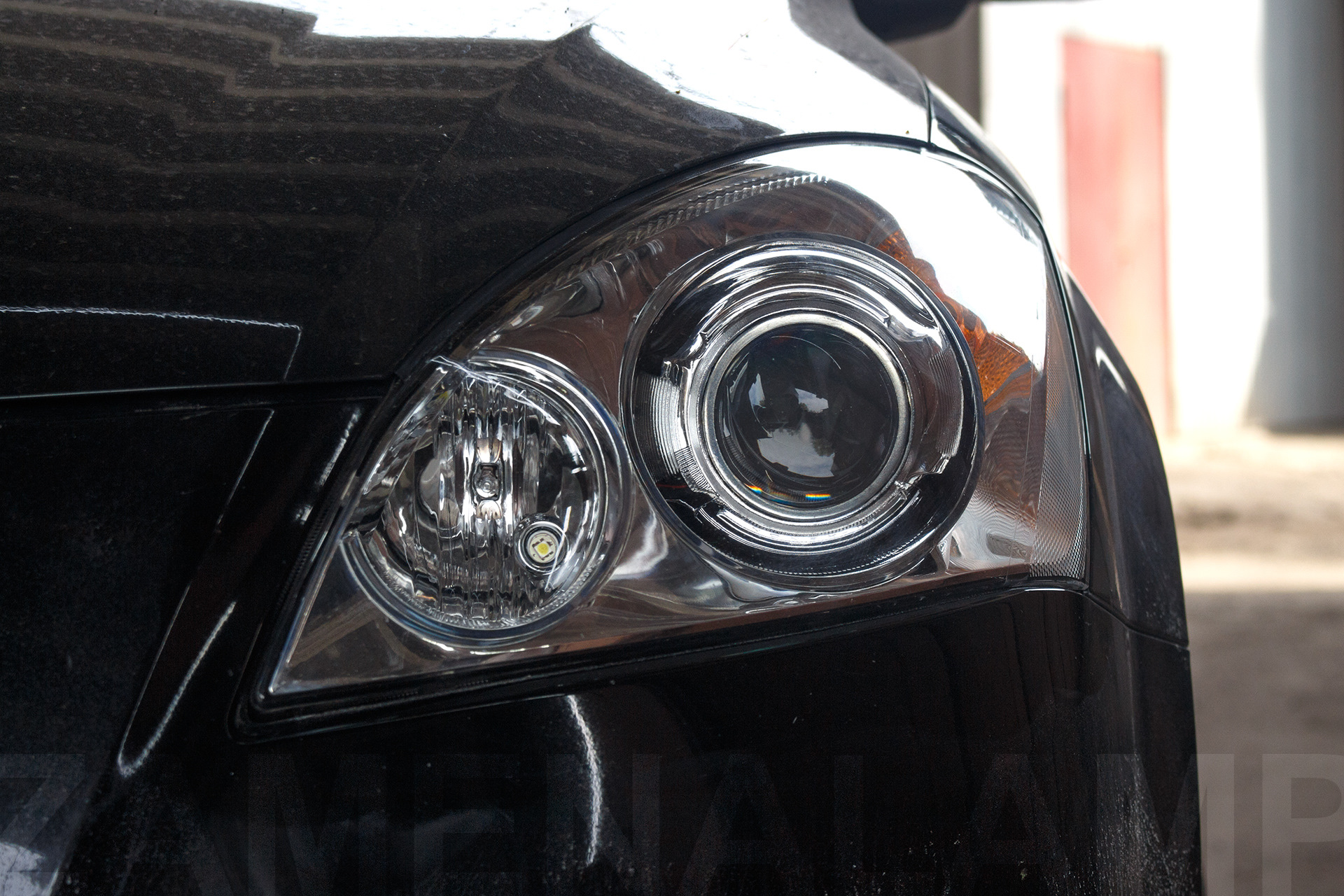 KIA CEED (1st generation) установка биксеноновых линз 3.0 дюйма ...