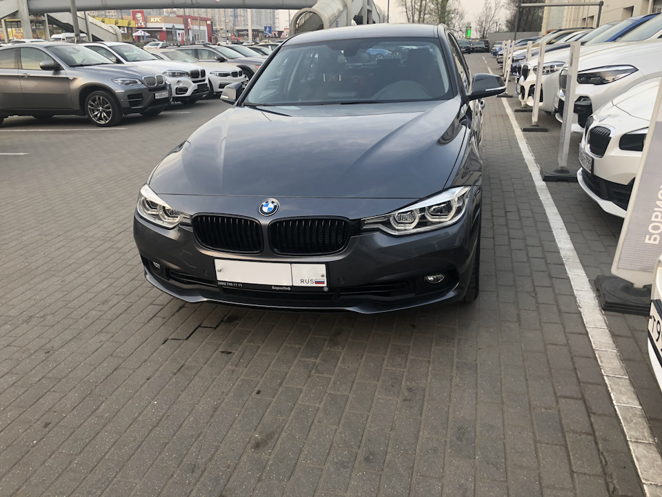 Черные решетки — BMW 3 series (F30), 1,5 л, 2017 года | стайлинг | DRIVE2