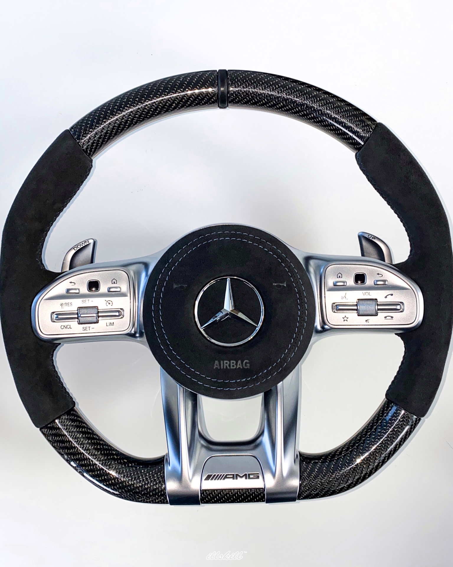 Алькантаровый бублик на синий кубик🫐 — ILLSKILL на DRIVE2