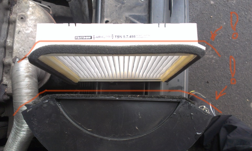 Фильтр салона на Golf 2 — Volkswagen Golf Mk2, 1,3 л, 1991 года ...