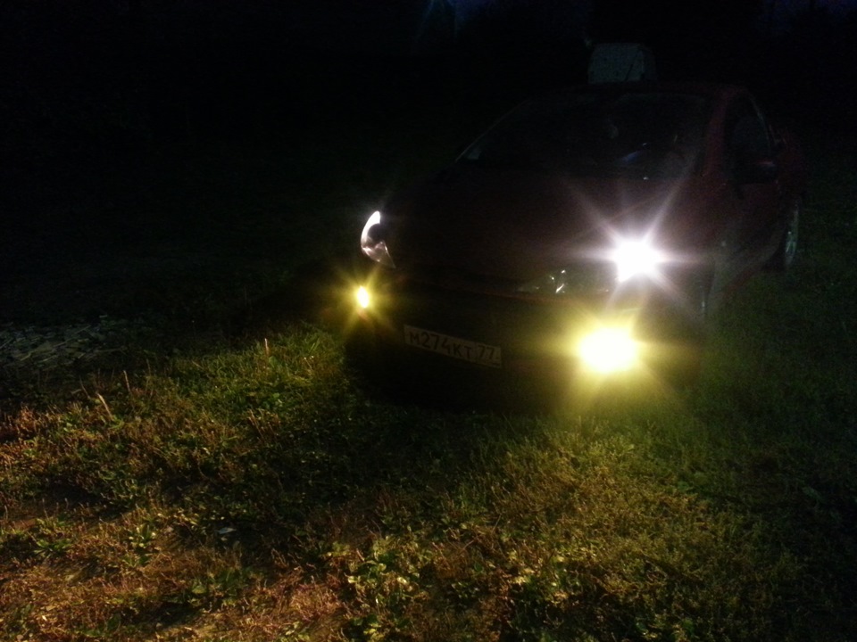желтые туманки — Peugeot 206 CC, 2 л, 2004 года | стайлинг | DRIVE2
