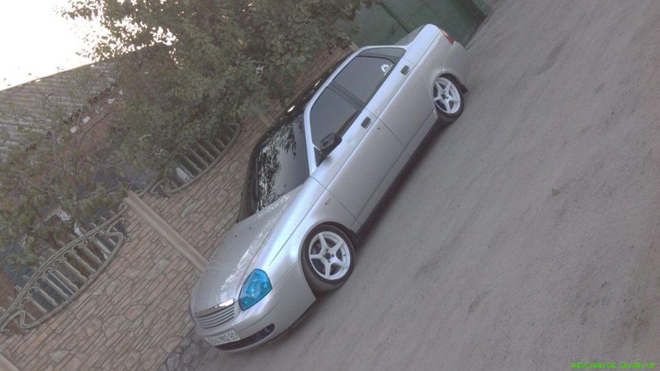 Крышу в чорный ! — Lada Приора седан, 1,6 л, 2008 года | тюнинг | DRIVE2