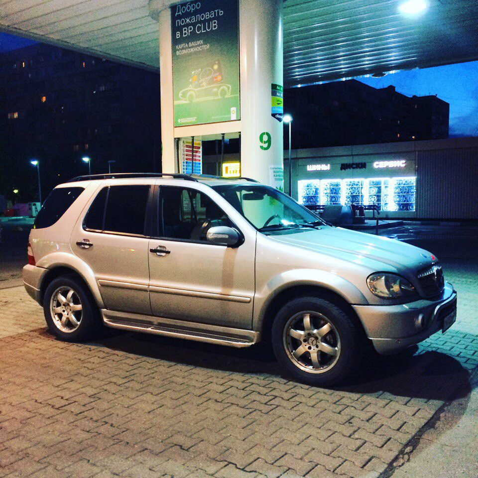 Первый час владения — Mercedes-Benz ML 55 AMG (W163), 5,4 л, 2003 года ...