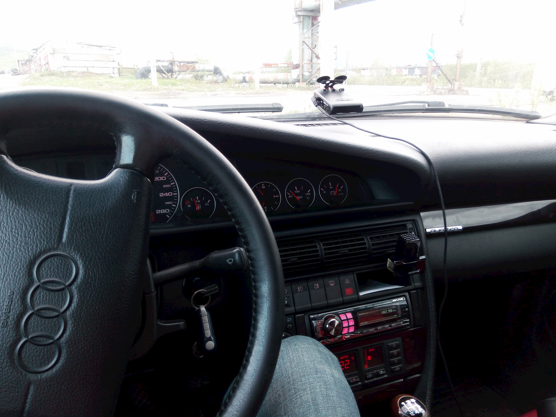 покупка кватры ;) или скоро в Липецке xD — Audi 100 (C4), 2 л, 1991 ...