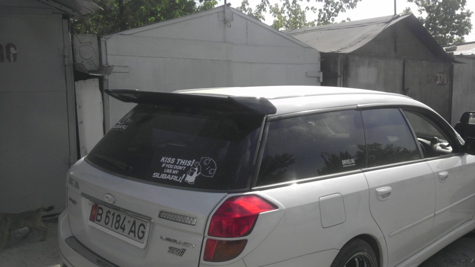 спойлер K2 Gear — Subaru Legacy (BL/BP), 2 л, 2004 года | стайлинг | DRIVE2