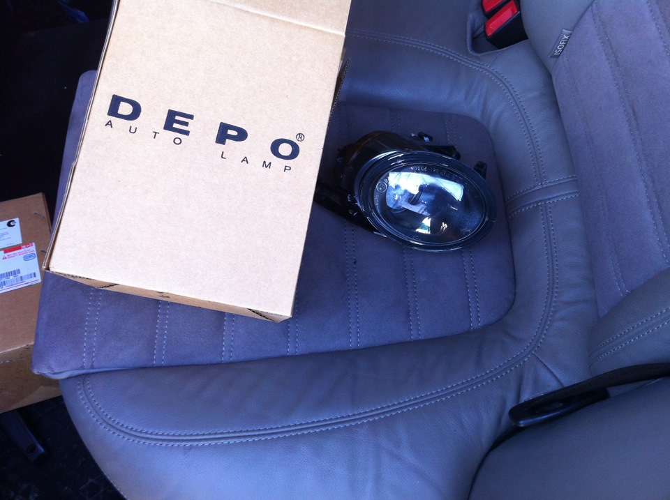Фары противотуманные линзовые (DEPO) — Volkswagen Passat B6, 2 л, 2006 ...