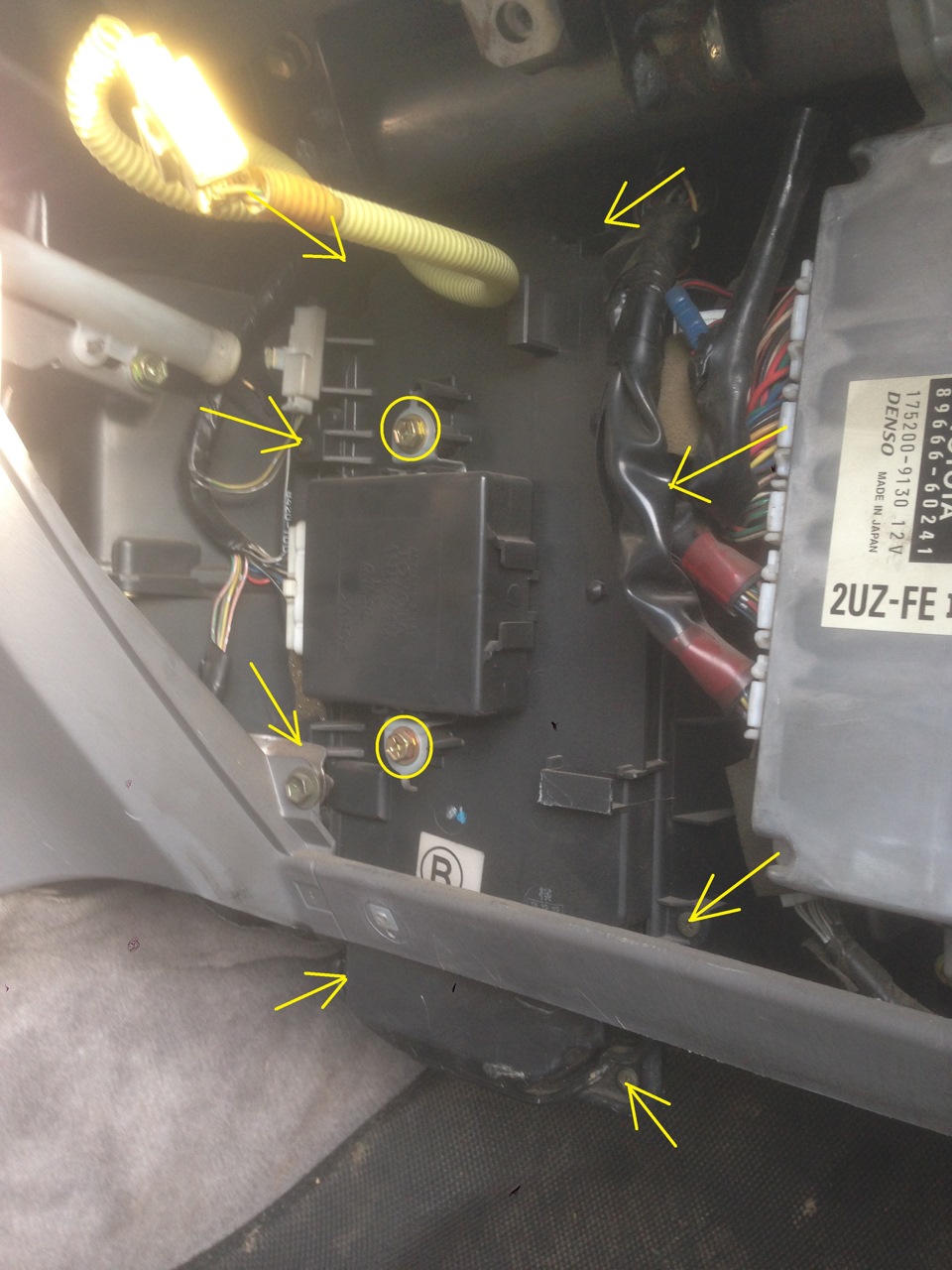 Салонный фильтр — Toyota Land Cruiser 100, 4,7 л, 2002 года | тюнинг ...