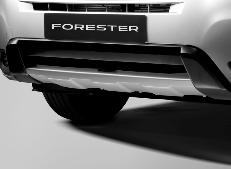 Forester XT 2013 (SJ). Оригинальные аксессуары. Часть 5. Бампер: декор ...