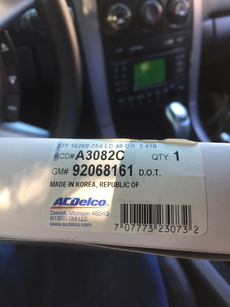 92068161 Фильтр воздушный GENERAL MOTORS GM | Запчасти на DRIVE2