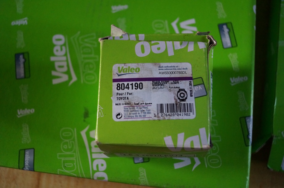 804190 Выжимной подшипник Valeo | Запчасти на DRIVE2