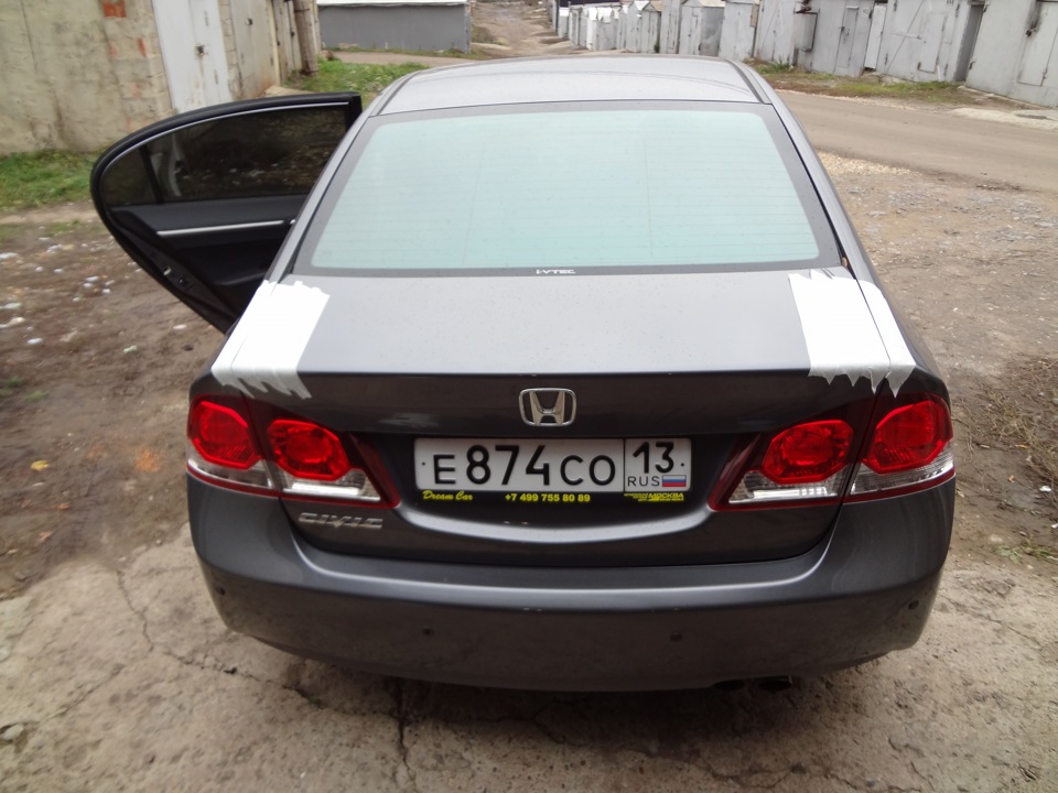 спойлер — Honda Civic 4D (8G), 1,8 л, 2010 года | тюнинг | DRIVE2