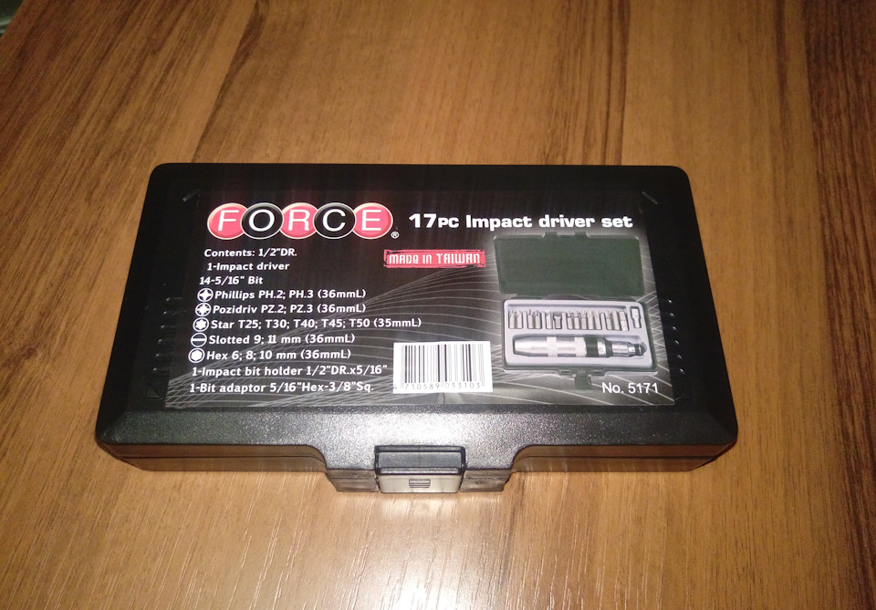 Обзор ударной отвёртки Force 5171 — Audi Coupe (81/85), 2 л, 1984 года ...