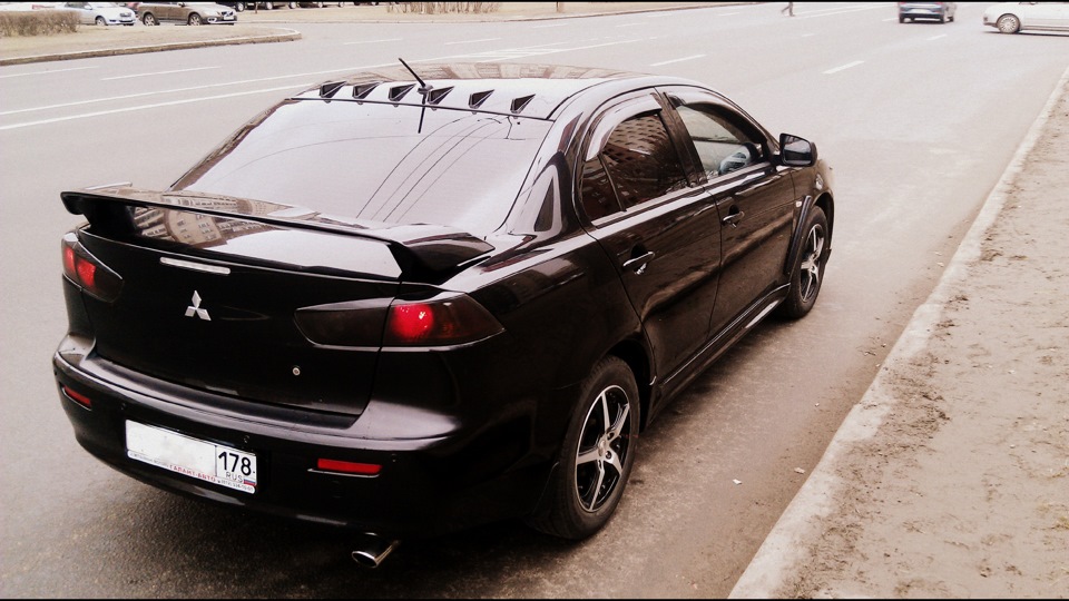 Mitsubishi Lancer X 1.6 бензиновый 2012 | Black Warrior на DRIVE2