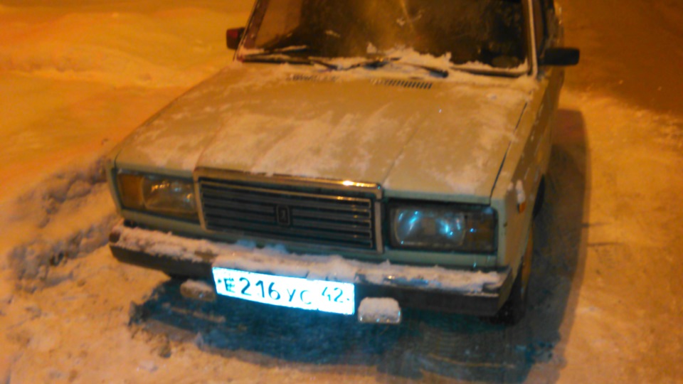 Приехали…причем еще и не поехали — Lada 21072, 1,3 л, 1987 года ...