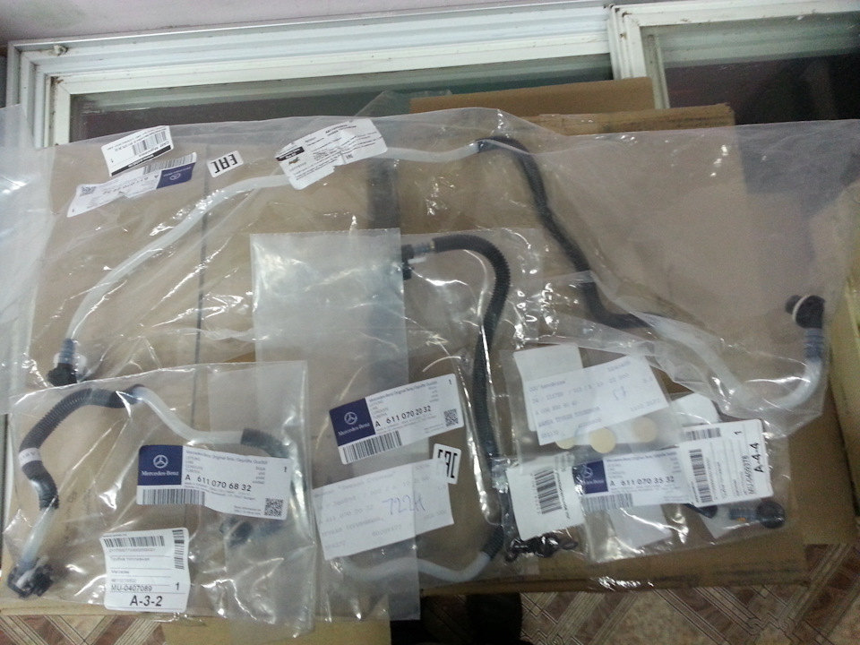 Топливные трубки — Mercedes-Benz Vito (1G), 2,2 л, 2002 года | запчасти ...