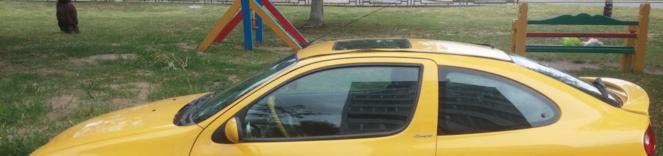 Молдинг крыши — Renault Megane Coupe (1G), 1,6 л, 2003 года | кузовной ...