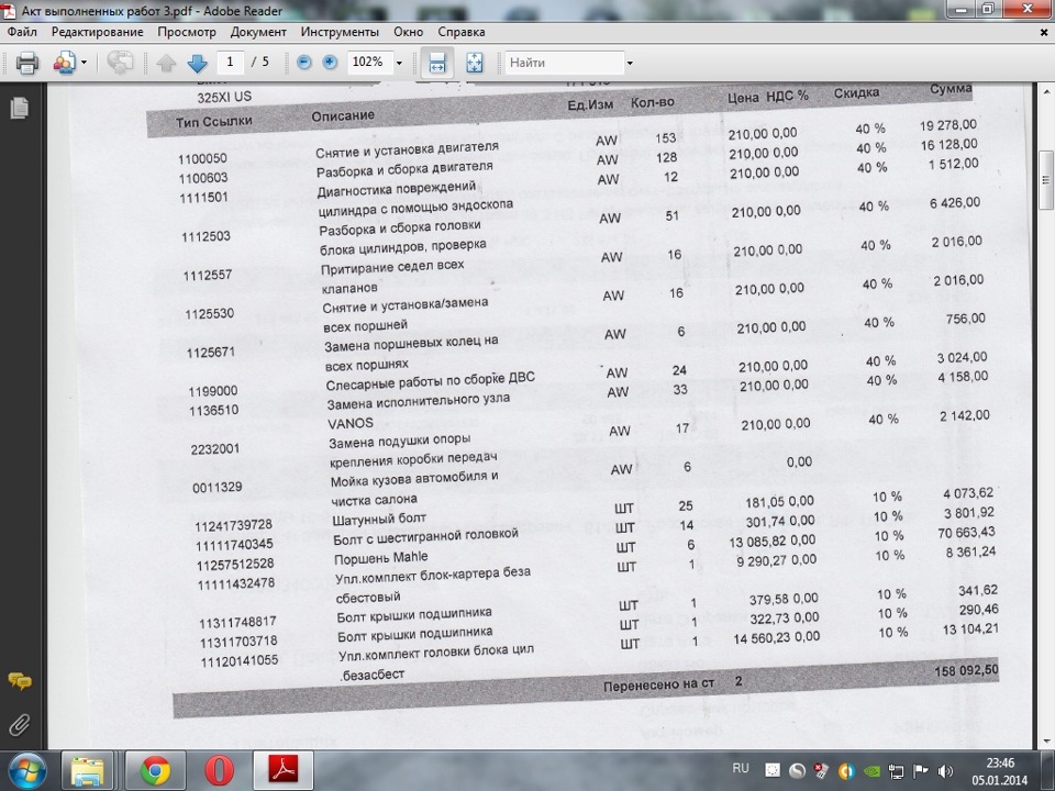 Расточка двигателя — BMW 3 series (E46), 2,5 л, 2003 года | другое | DRIVE2