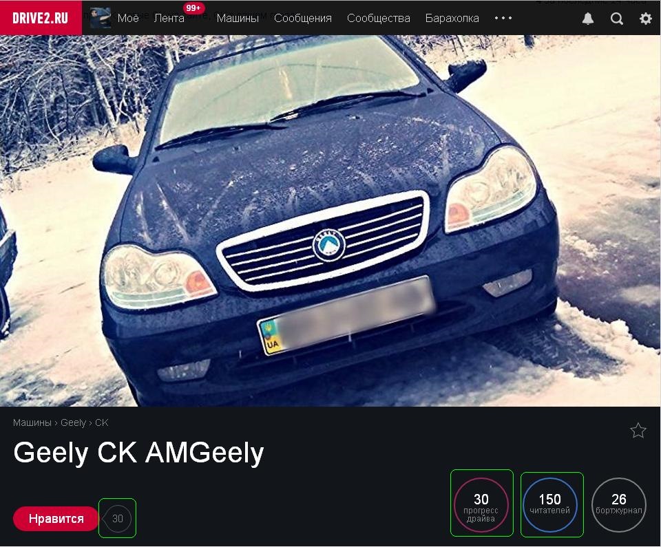 Подровняем цифры — Geely CK, 1,5 л, 2013 года | наблюдение | DRIVE2