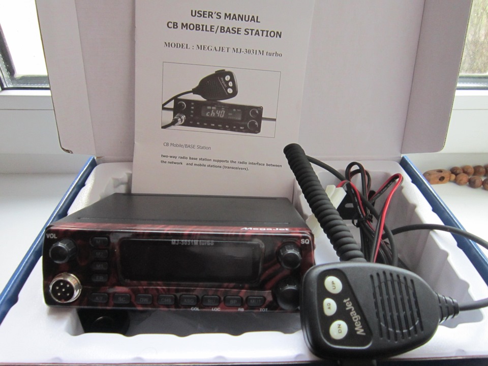 Радиостанция MegaJet MJ-3031M Turbo и антенна Optim CB-50 Mag — Volkswagen Transporter T3, 1,6 л ...