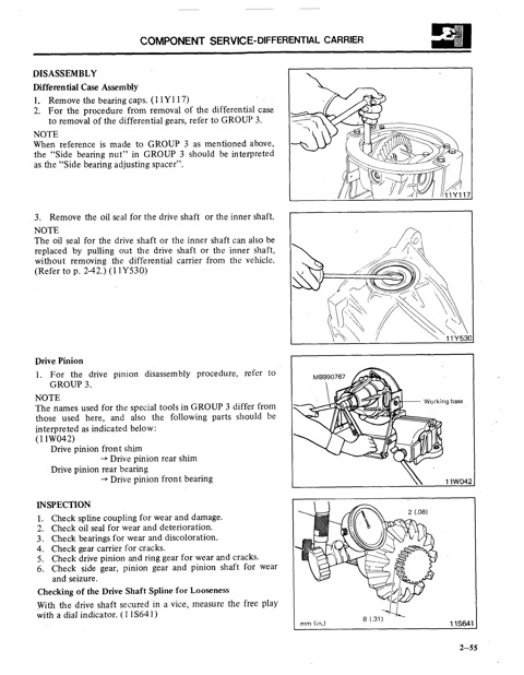 MB990767 HOLDER, FR HUB&FLANGE YOKE СТОПОРНАЯ РУКОЯТКА С ВИЛКОЙ ...