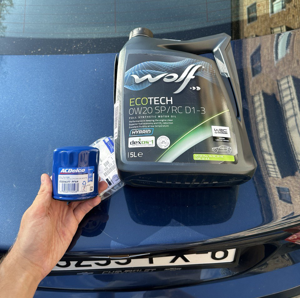 ТО 2 — 29 080 км (+ замена свечей) — Chevrolet Malibu (9G), 1,5 л, 2019 ...