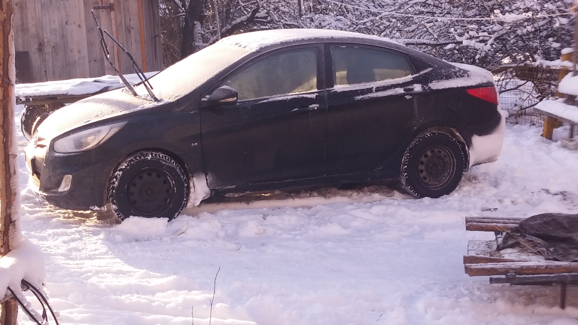 Hyundai Solaris 1.6 бензиновый 2011 | на DRIVE2