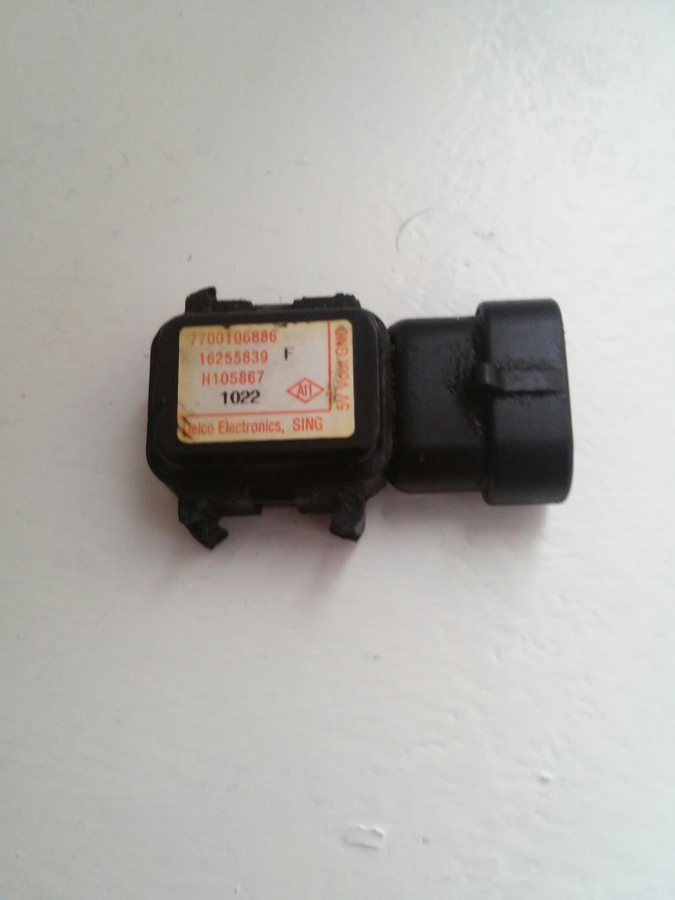 7700106886 Датчик абсолютного давления Рено 1.9dTi, 2.0 Turbo RENAULT ...