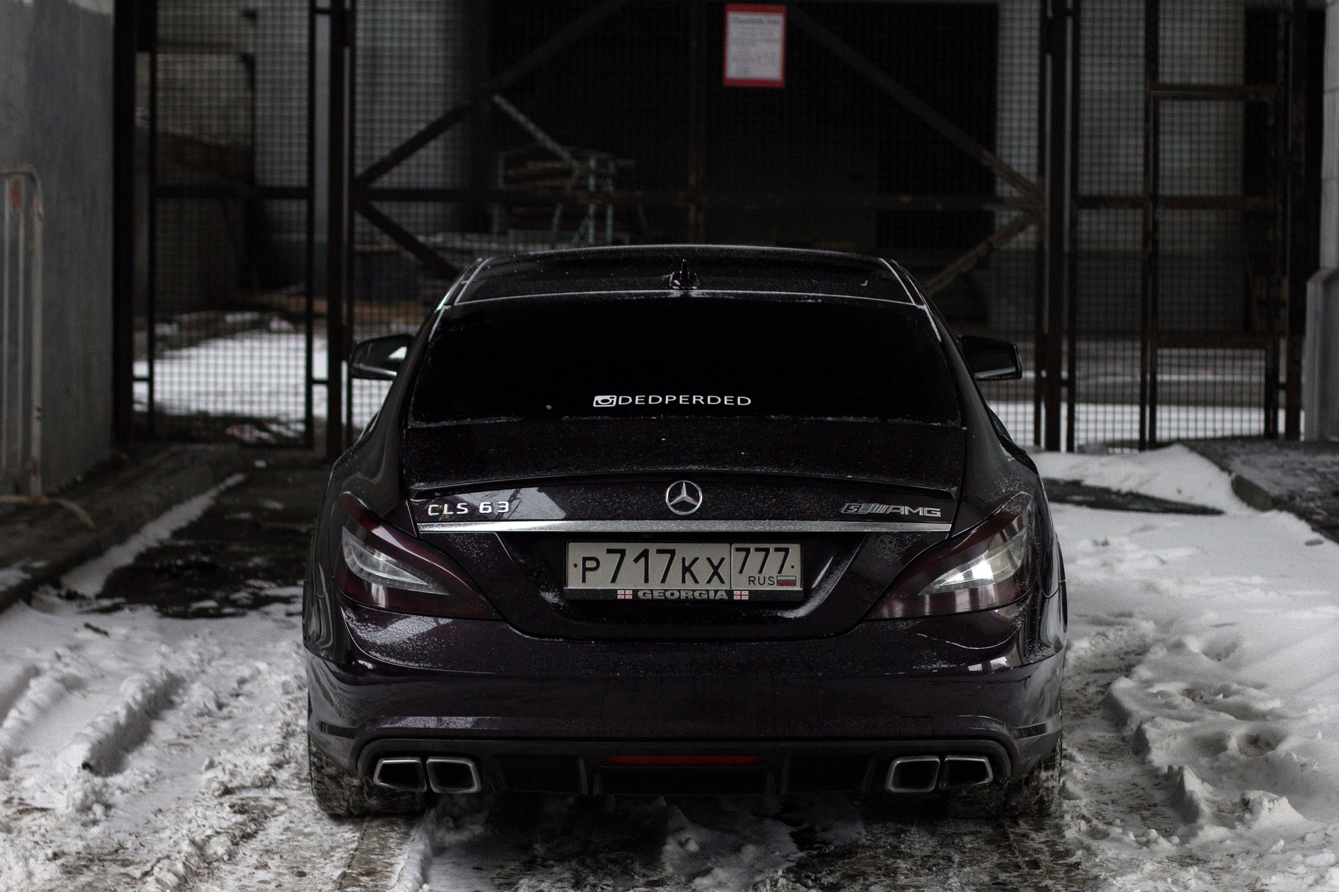 First winter set. — Mercedes-Benz CLS 63 AMG (C218), 5,5 л, 2014 года ...