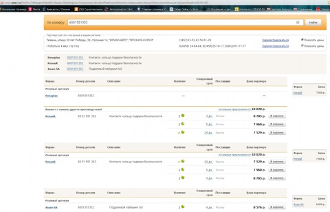 6001551352 COMBINATION SWITCH RENAULT | Запчасти на DRIVE2