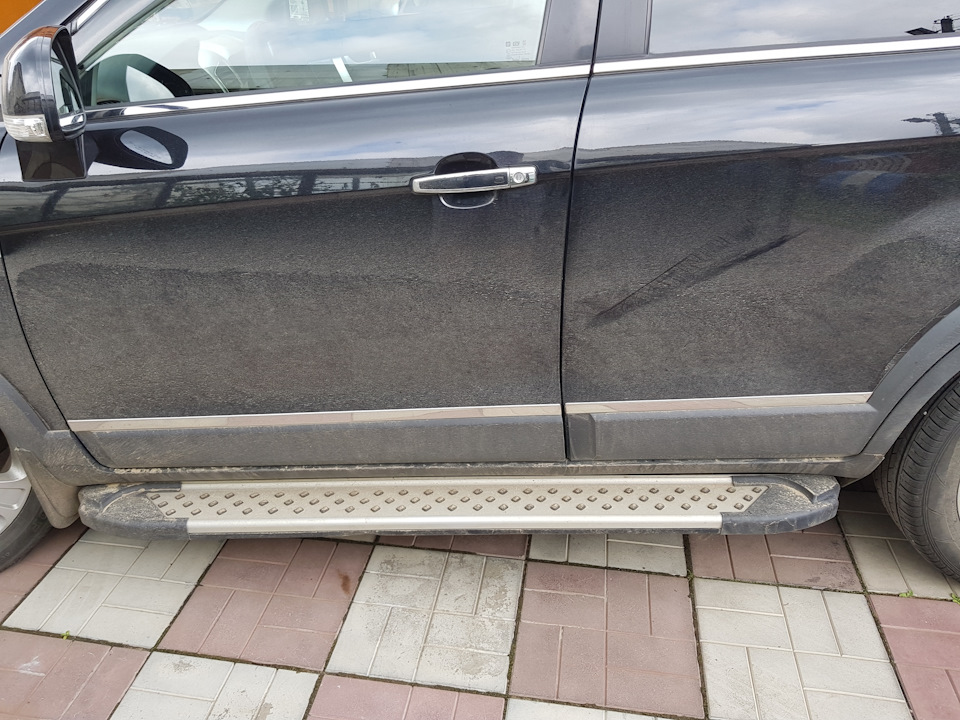 Пороги-подножки — Chevrolet Captiva (1G), 2,2 л, 2015 года | аксессуары ...