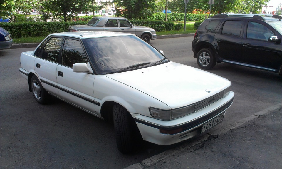 Первое что сделал при покупке. — Toyota Sprinter (90), 1,5 л, 1989 года ...