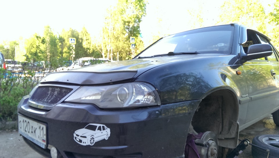 Крыло, фара — Daewoo Nexia (N150), 1,6 л, 2010 года | своими руками ...