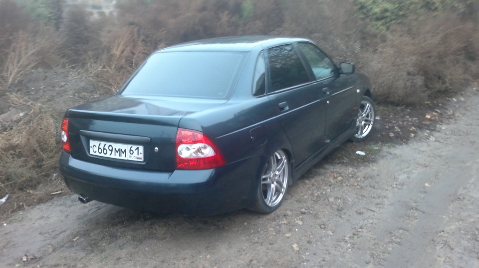 Задний бампер — Lada Приора седан, 1,6 л, 2007 года | тюнинг | DRIVE2