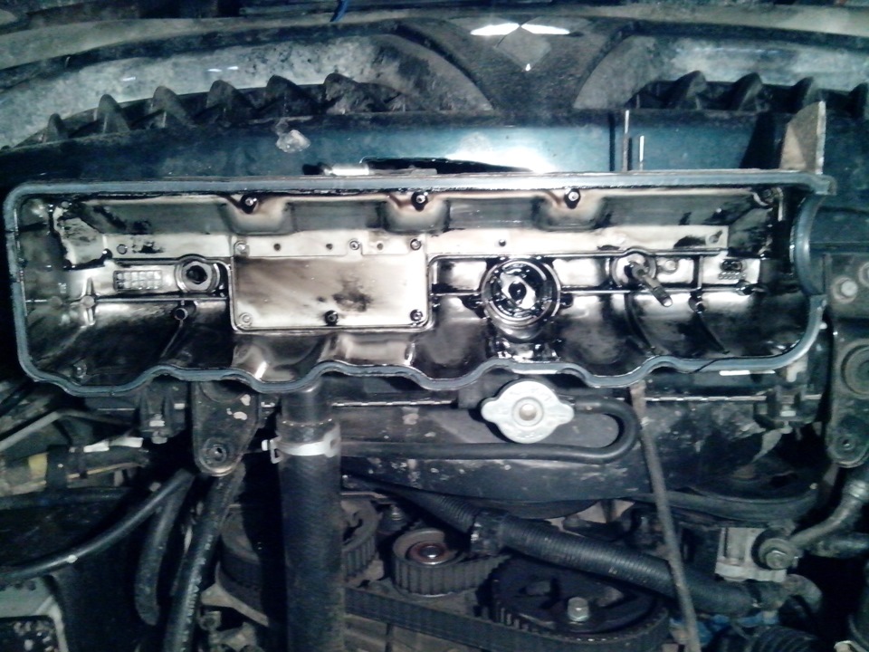 Регулировка клапанов и подтяжка ремней ГРМ и гены — Mitsubishi Pajero ...