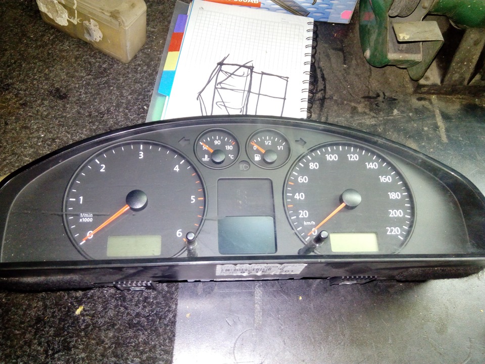 прикупил приборку с дисплеем))) — Volkswagen Transporter T5, 2,5 л ...