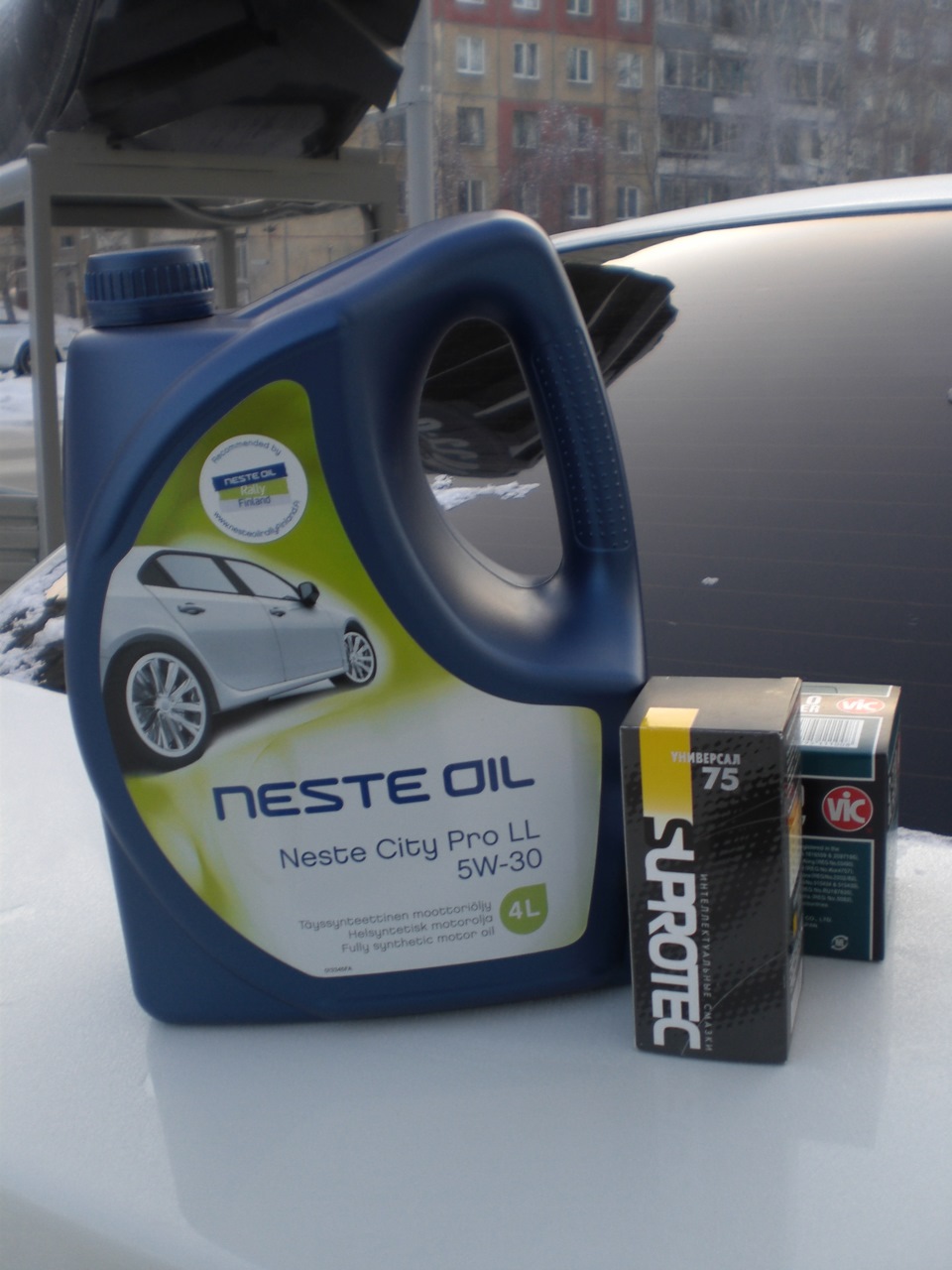 Замена масла и 2-и этап супротек — Toyota Corolla (120), 1,5 л, 2001 ...