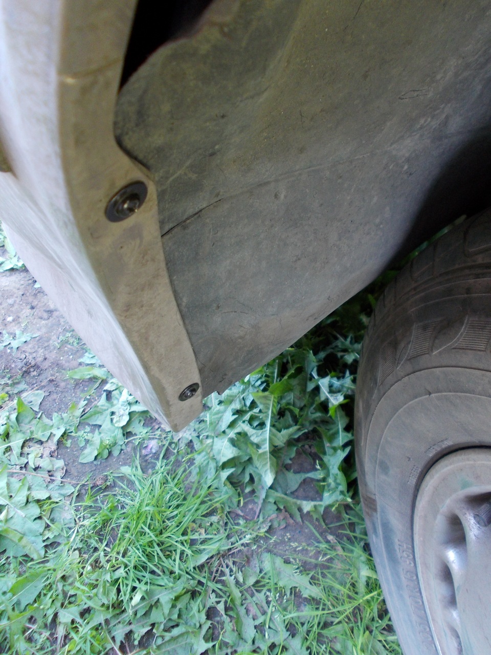 Брызговики, защита передних арок №1 — Toyota Cresta (80), 2 л, 1990 ...