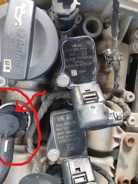 04E103175 Клапан воздушный VAG | Запчасти на DRIVE2