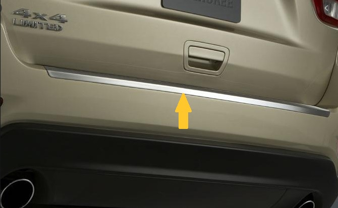 Накладка заднего бампера Jeep Grand Cherokee WK2 Mopar 68078320AA ...