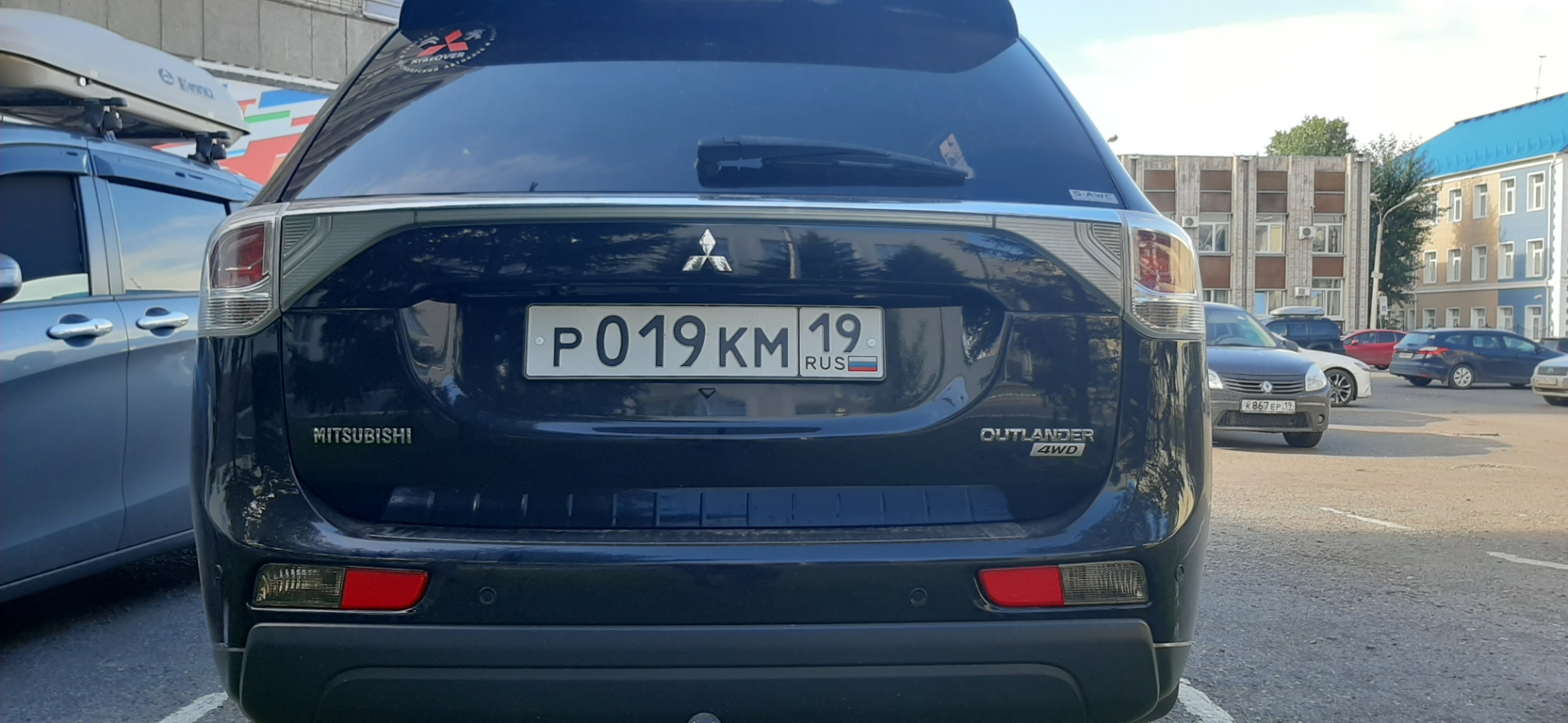Симметрия заднего хода — Mitsubishi Outlander (3G), 2,4 л, 2013 года ...