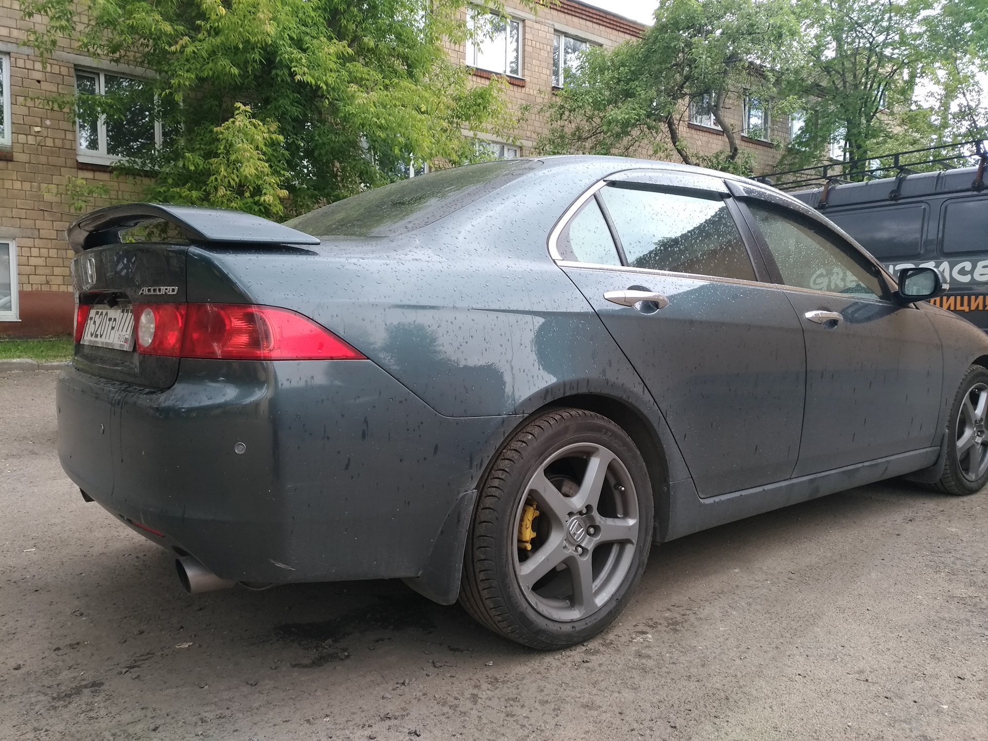 Спойлер modulo установлен — Honda Accord (7G), 2,4 л, 2005 года | стайлинг | DRIVE2