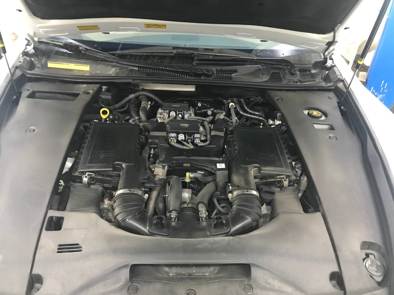 Плановая замена масла в двигателе — Lexus LS (USF40/41), 4,6 л, 2011 ...