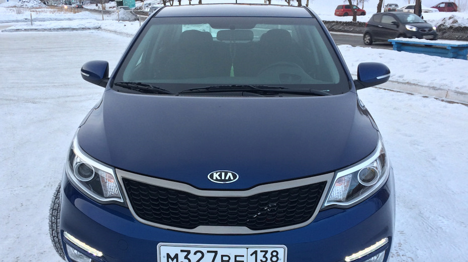 KIA Rio (3G) 1.6 бензиновый 2016 | Prestige Blue на DRIVE2