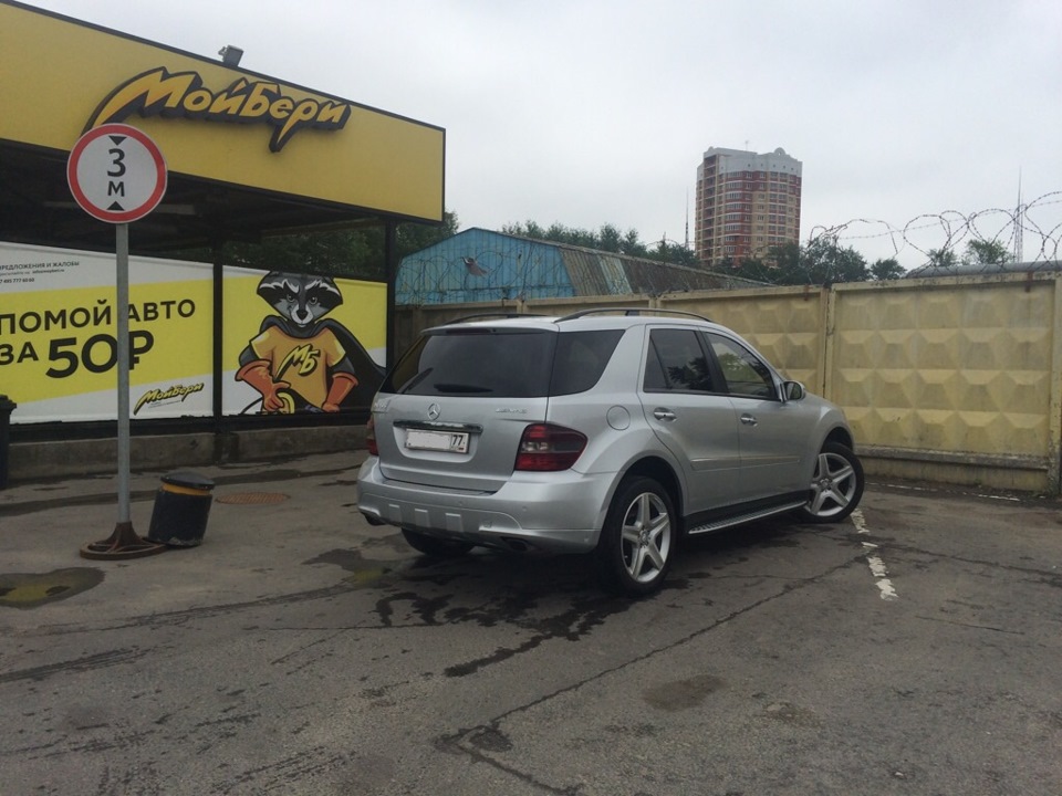 МойБери — Mercedes-Benz M-Class (W164), 5 л, 2006 года | мойка | DRIVE2