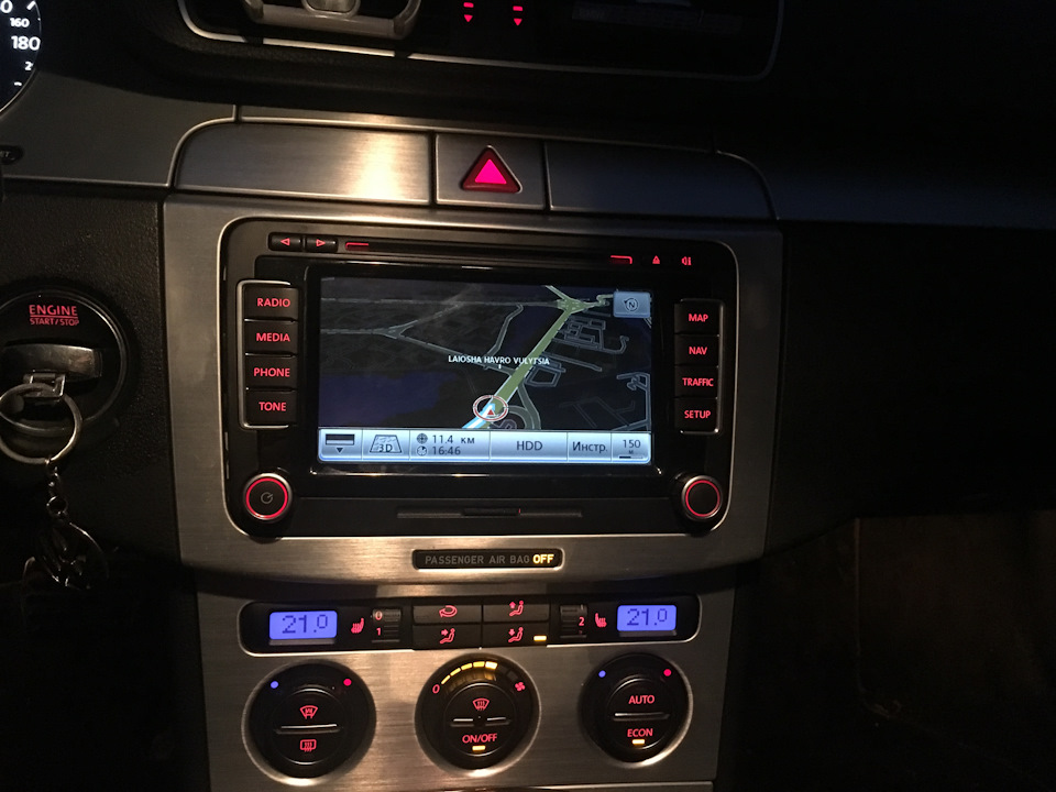 Ура! Rns 510 установлено! — Volkswagen Passat B6, 2 л, 2007 года ...