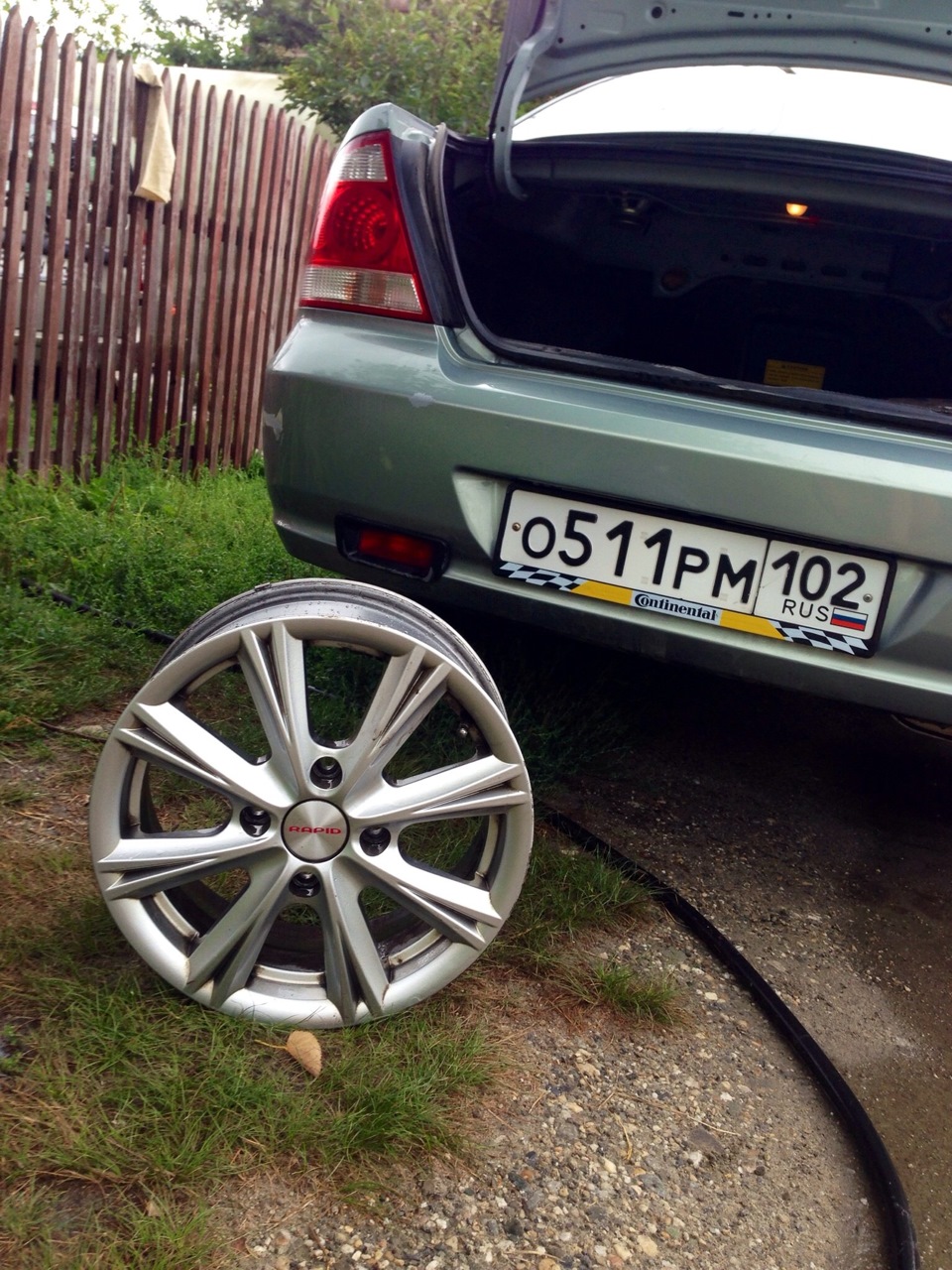 Литье — Nissan Almera Classic (B10), 1,6 л, 2007 года | колёсные диски ...