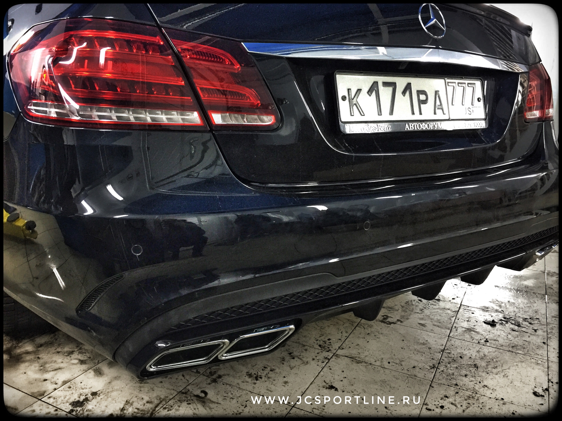 Mercedes E W212 Facelift — диффузор E63 AMG — JCsportline на DRIVE2