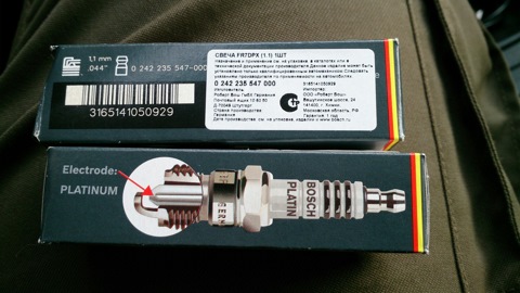 FR7DPX Свеча зажигания BOSCH | Запчасти на DRIVE2