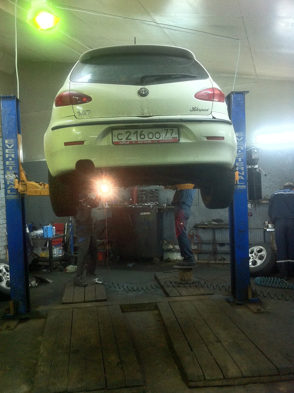 Побывал в сервисе на Печатника Григорева. — Alfa Romeo 147, 2 л., 2001 ...