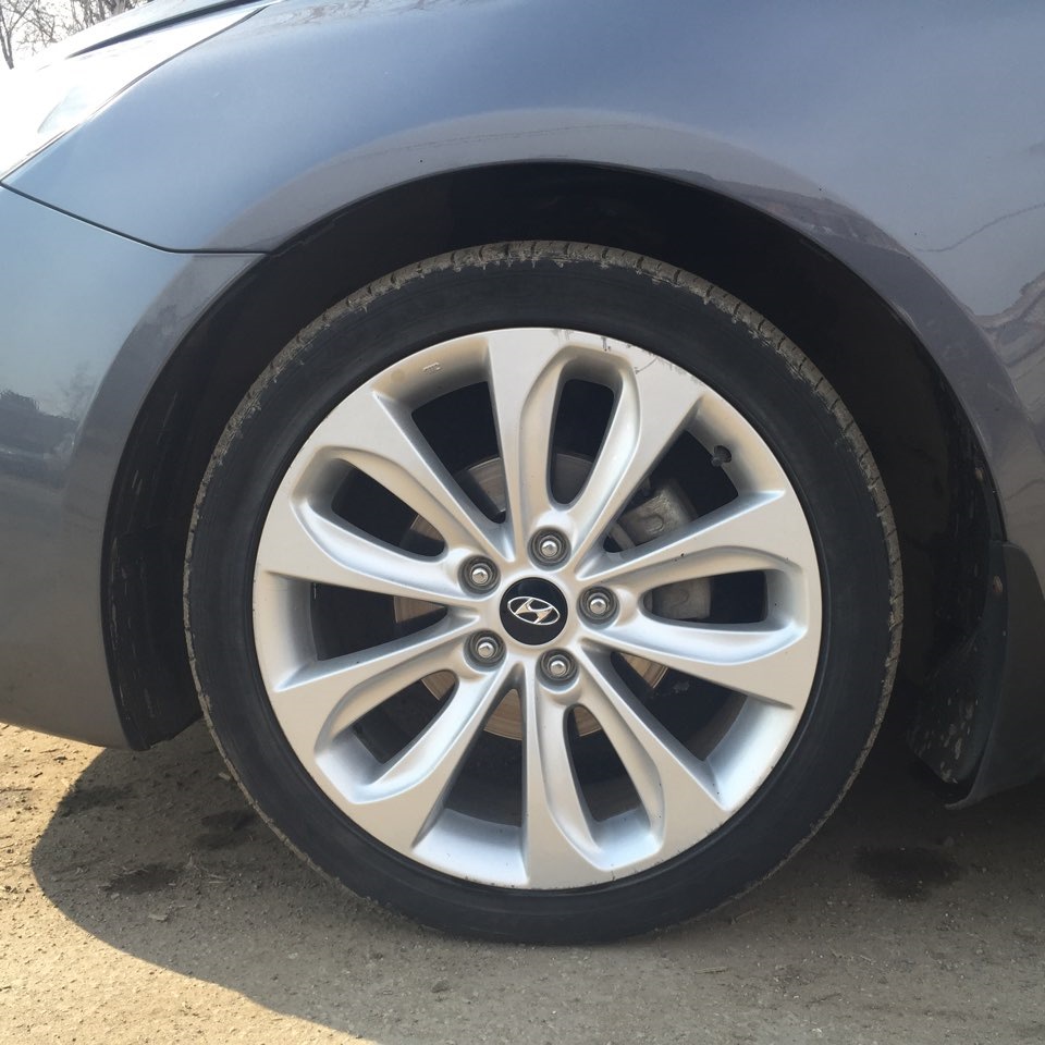 Перелез на летние колесики — Hyundai Sonata VI (YF), 2 л, 2011 года ...